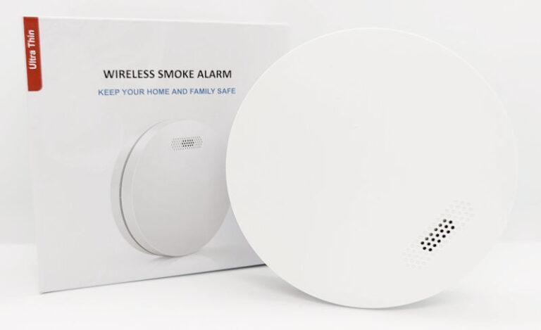 Sleek and Modern Smoke Alarms with Mobile Notifications